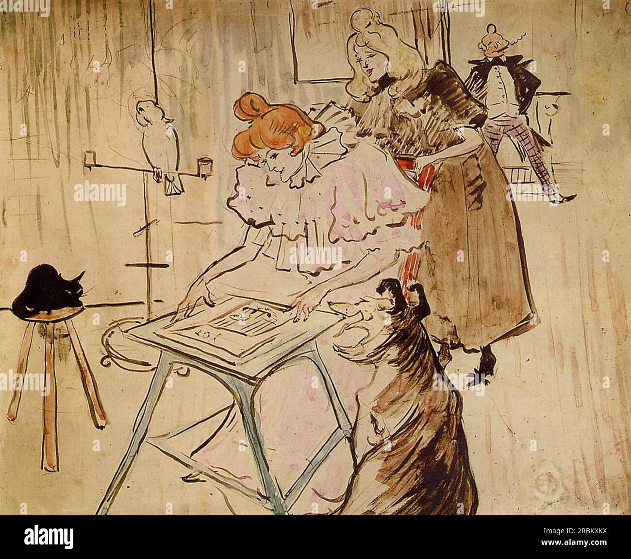 The Motograph 1898 by Henri de Toulouse-Lautrec Stock Photo - Alamy