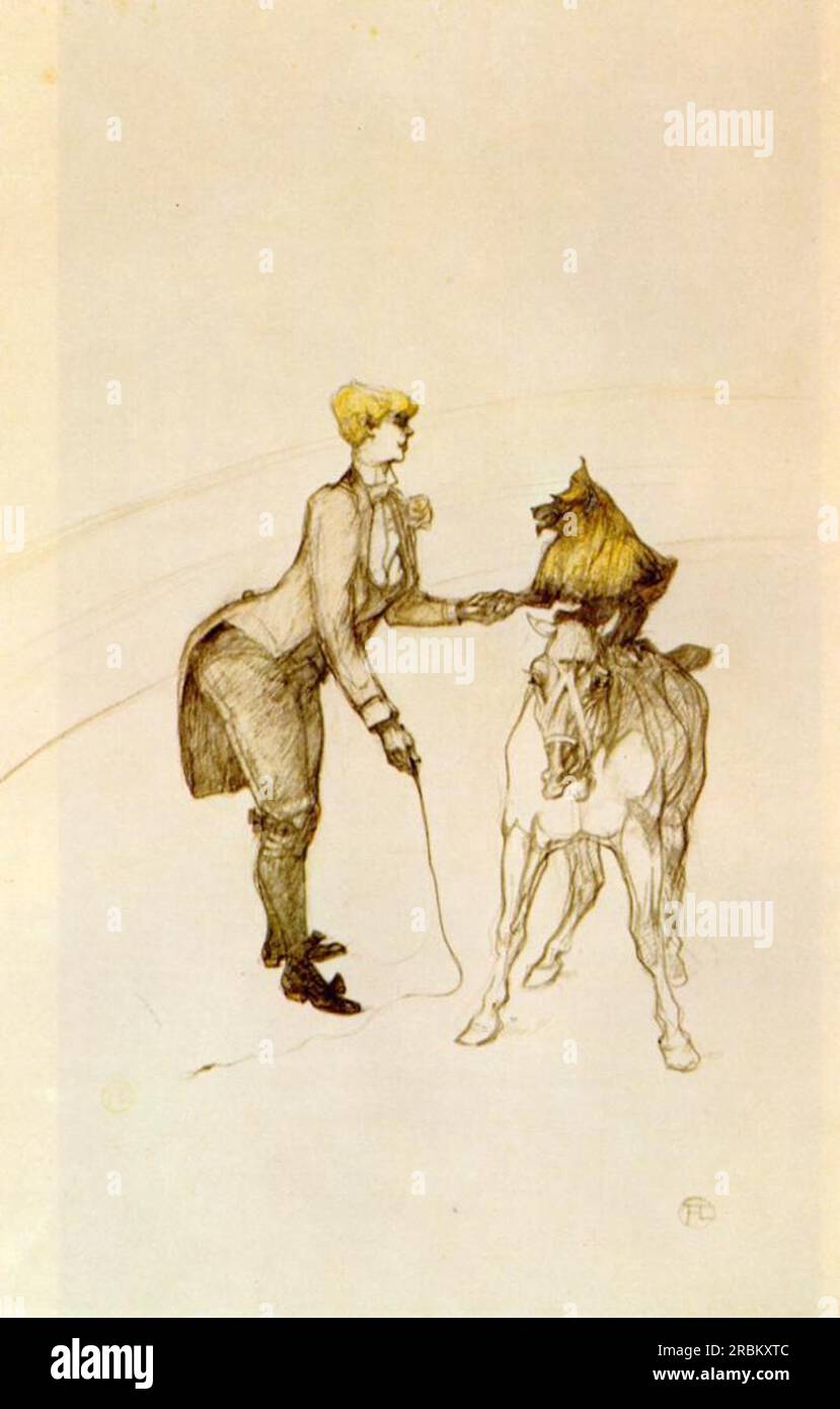 At the Circus The Animal Trainer 1899 by Henri de Toulouse-Lautrec ...