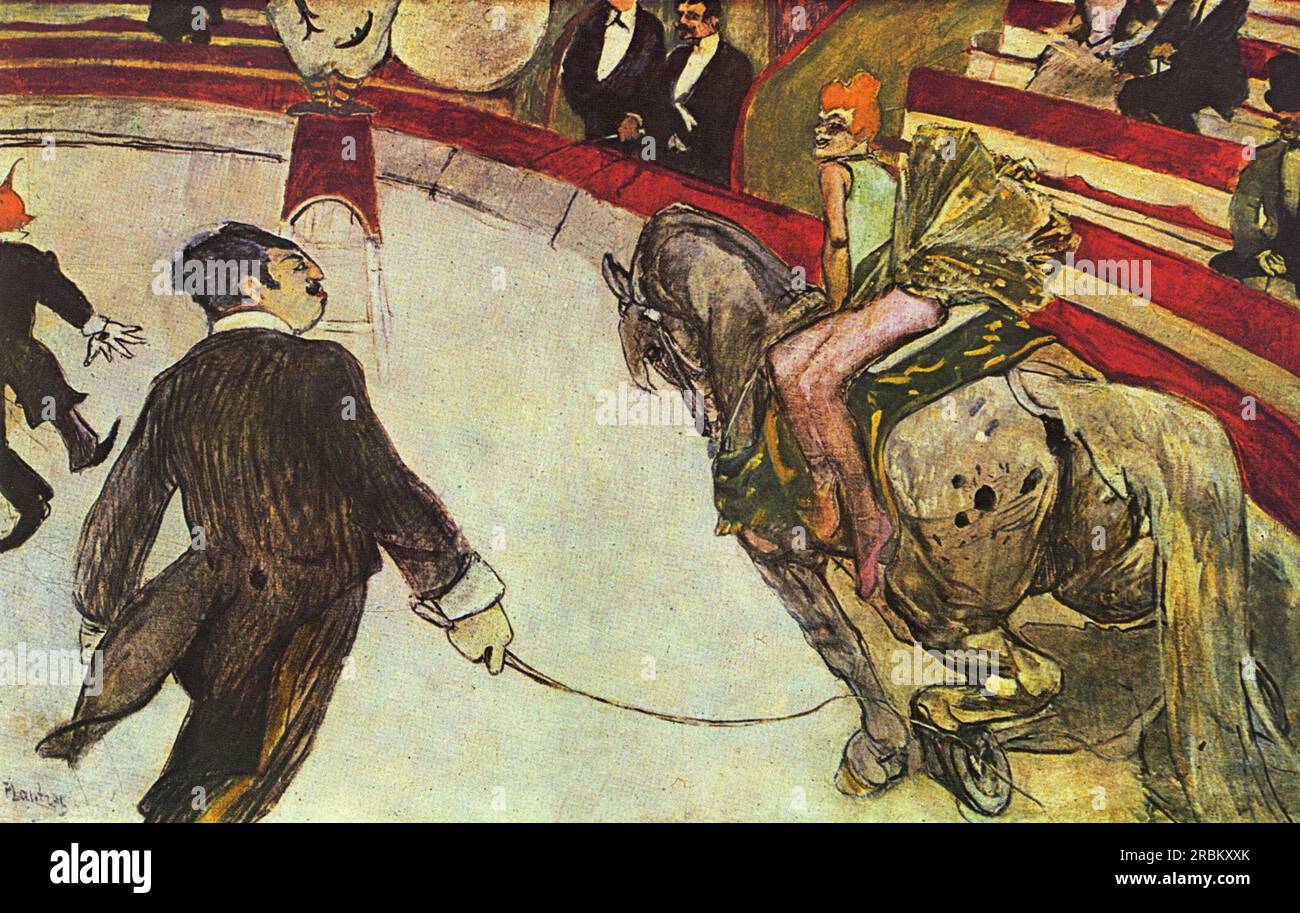 At the Circus Fernando, the rider 1888 by Henri de Toulouse-Lautrec ...