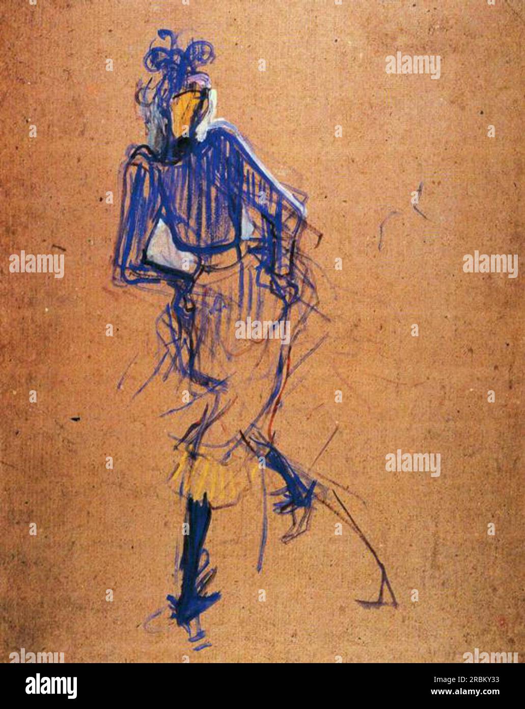 Jane Avril Dancing 1892 by Henri de Toulouse-Lautrec Stock Photo - Alamy