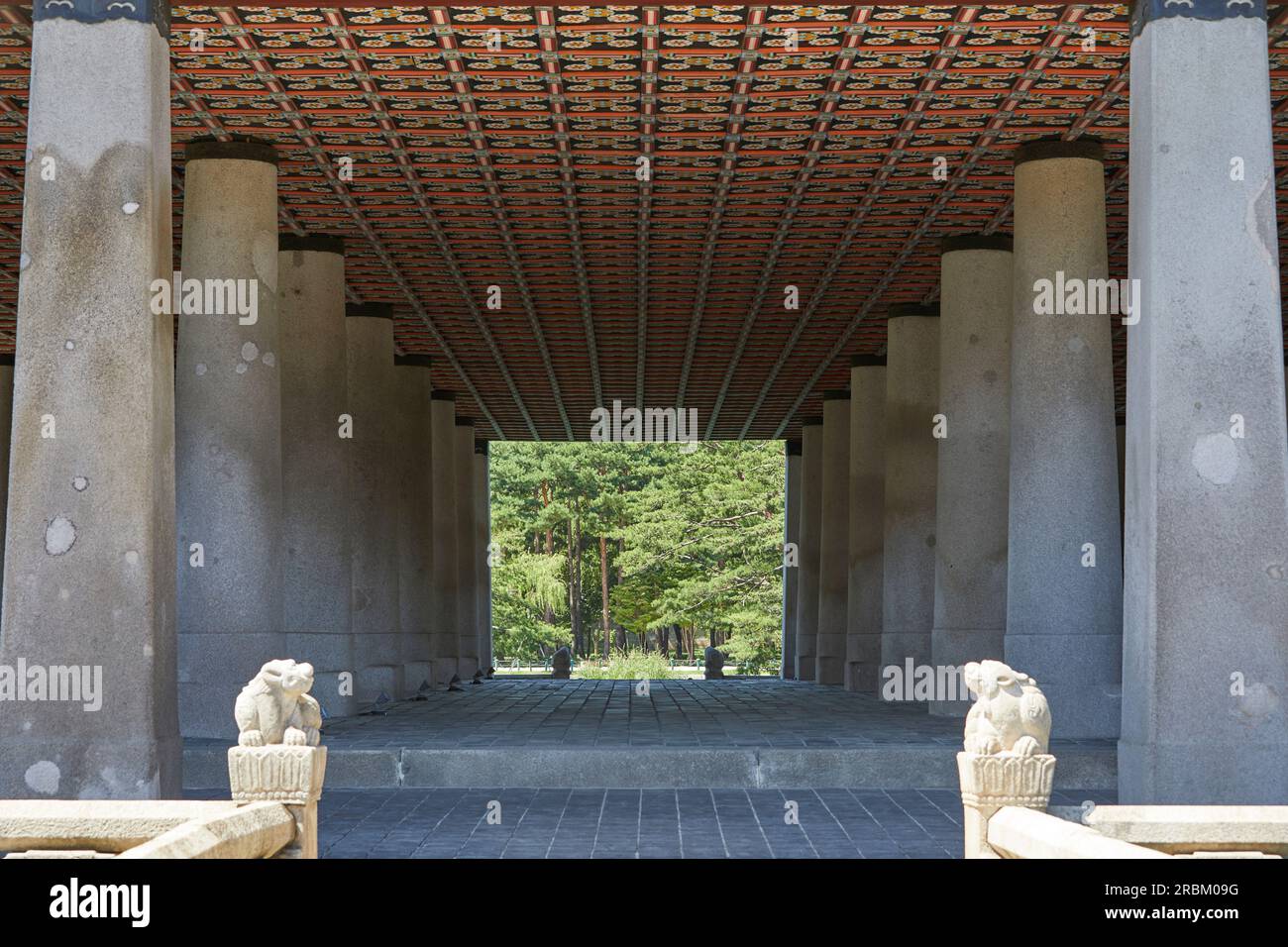 Korean traditional house, old palace, stone wall Stock Photo - Alamy