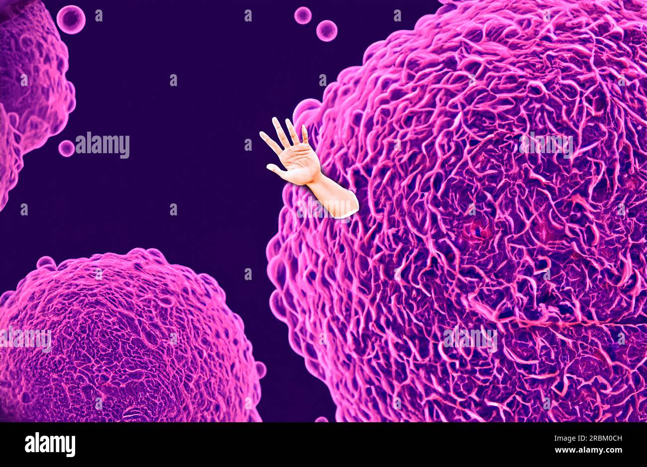 waving a helping hand from inside the cell Stock Photo - Alamy