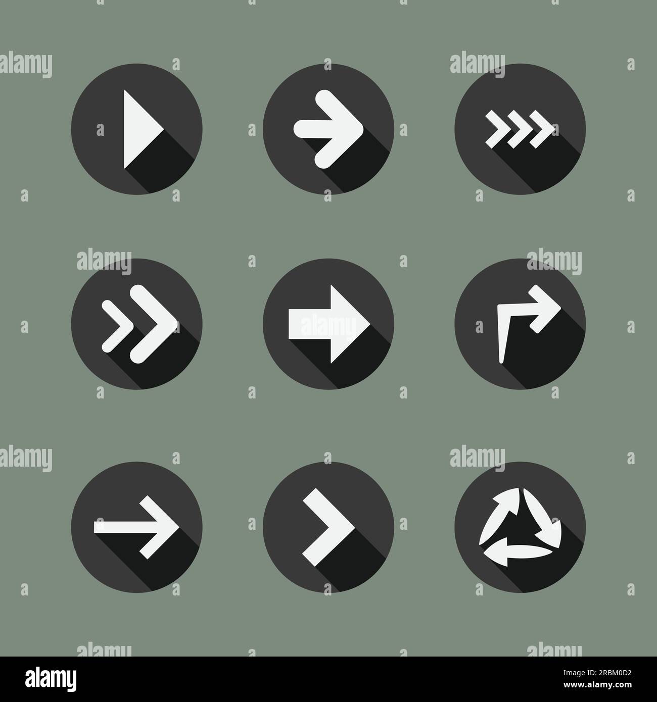 Collection of Arrow Icons Stock Vector Image & Art - Alamy