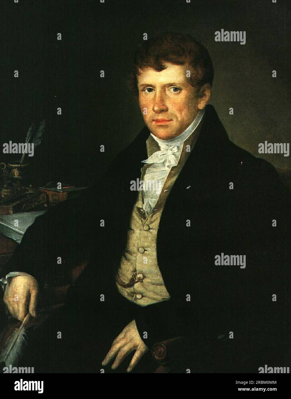 Diomede V. Kiselev 1834 by Vasily Tropinin Stock Photo - Alamy
