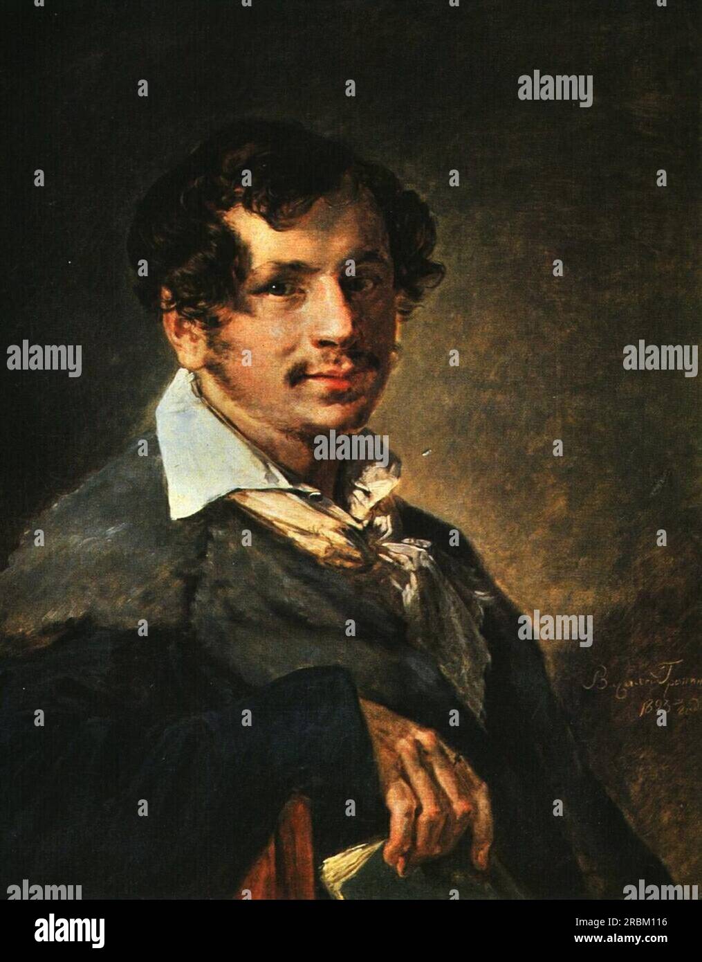 Bulakhov Peter 1823 by Vasily Tropinin Stock Photo - Alamy