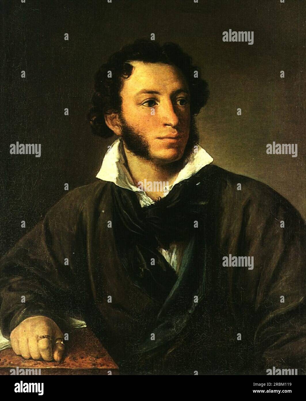 Portrait of alexander pushkin hi-res stock photography and images - Alamy