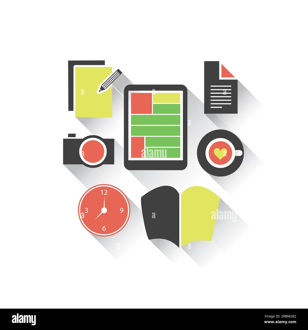 Learning green screen Stock Vector Images - Alamy