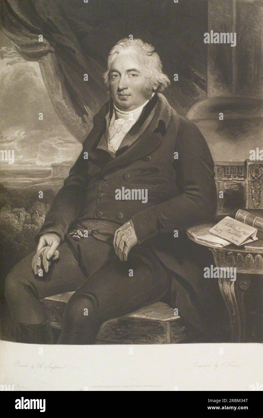 John Fuller 1808 by Charles Turner Stock Photo - Alamy