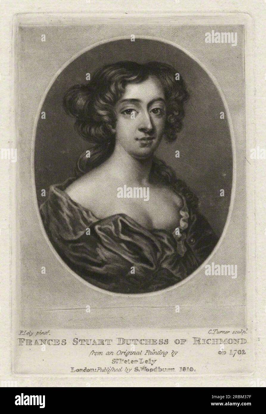 Frances Teresa Stuart, Duchess of Richmond and Lennox 1810 by Charles ...
