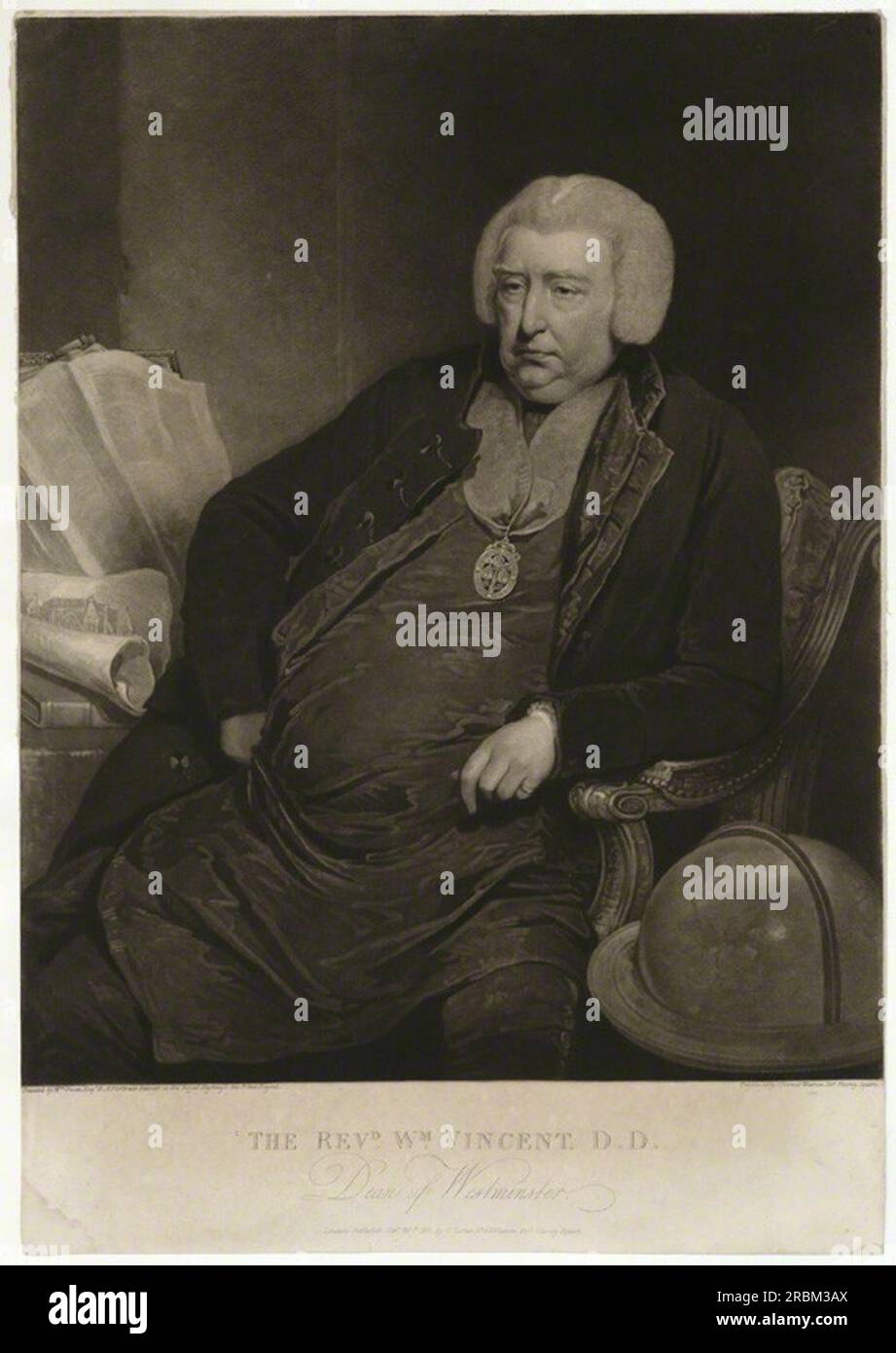William Vincent 1811 by Charles Turner Stock Photo - Alamy