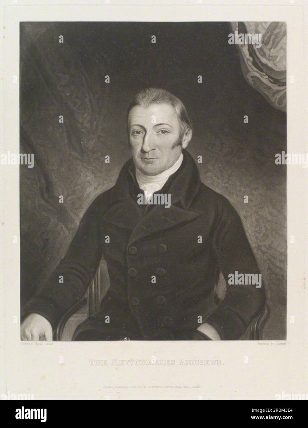 Charles Andrews 1823 by Charles Turner Stock Photo - Alamy