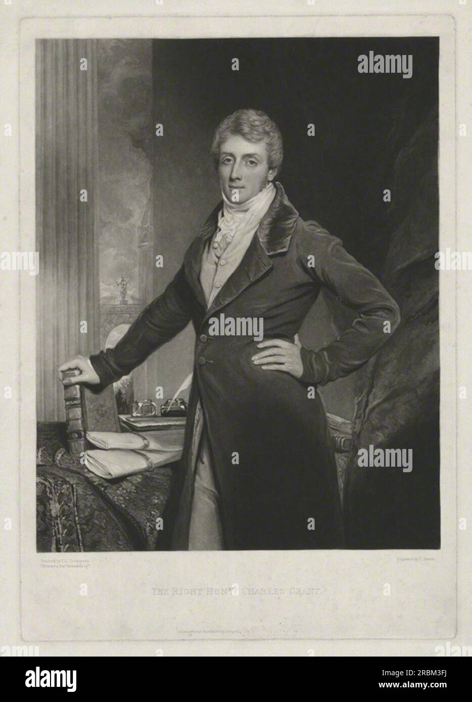 Charles Grant, Baron Glenelg 1820 by Charles Turner Stock Photo - Alamy