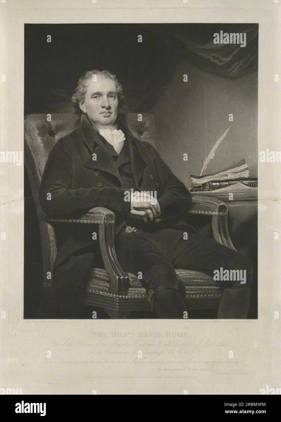David hume portrait hi-res stock photography and images - Alamy