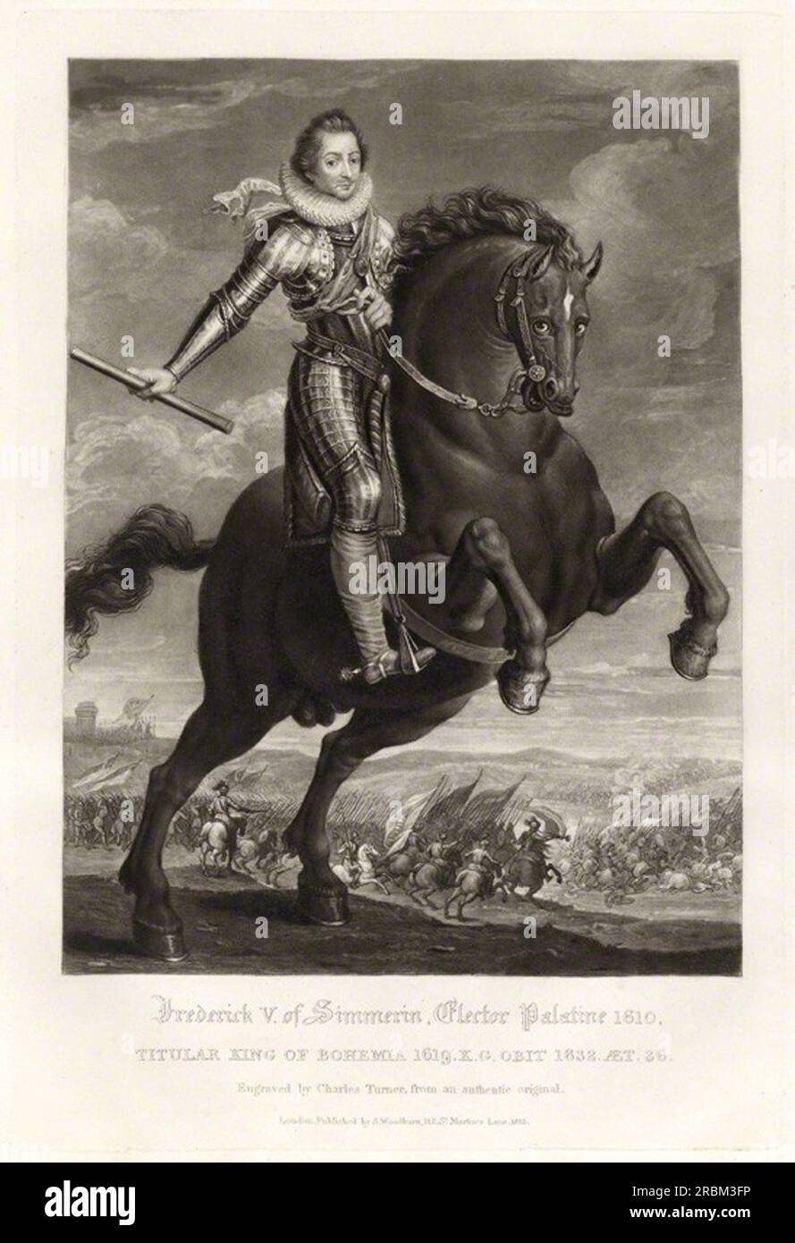 Frederick V, King of Bohemia 1816 by Charles Turner Stock Photo - Alamy