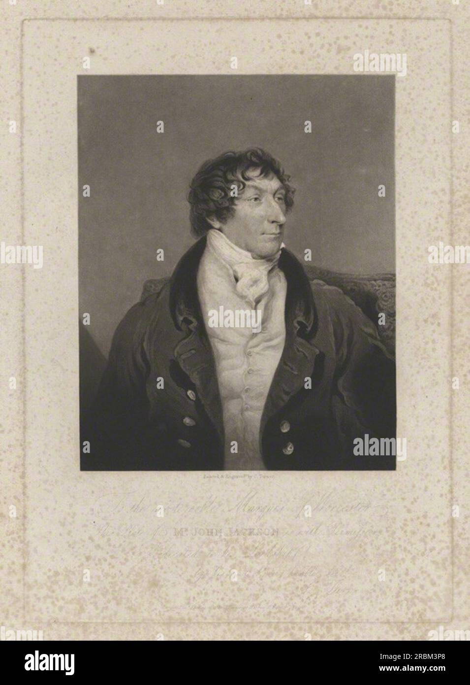 John Jackson 1821 by Charles Turner Stock Photo - Alamy
