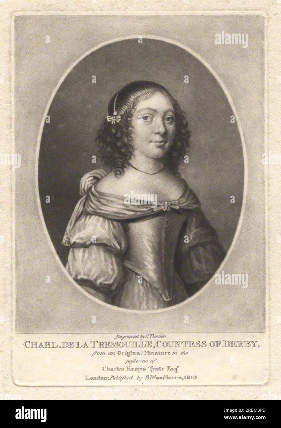 Charlotte Stanley, Countess of Derby 1810 by Charles Turner Stock Photo ...