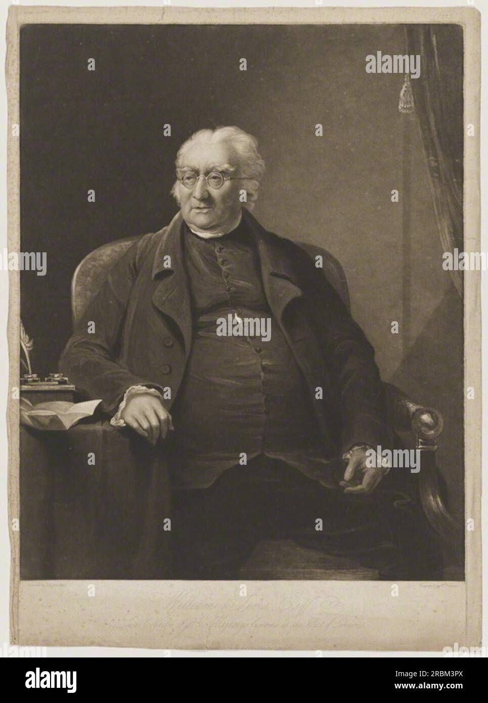 William Sims 1816 by Charles Turner Stock Photo - Alamy