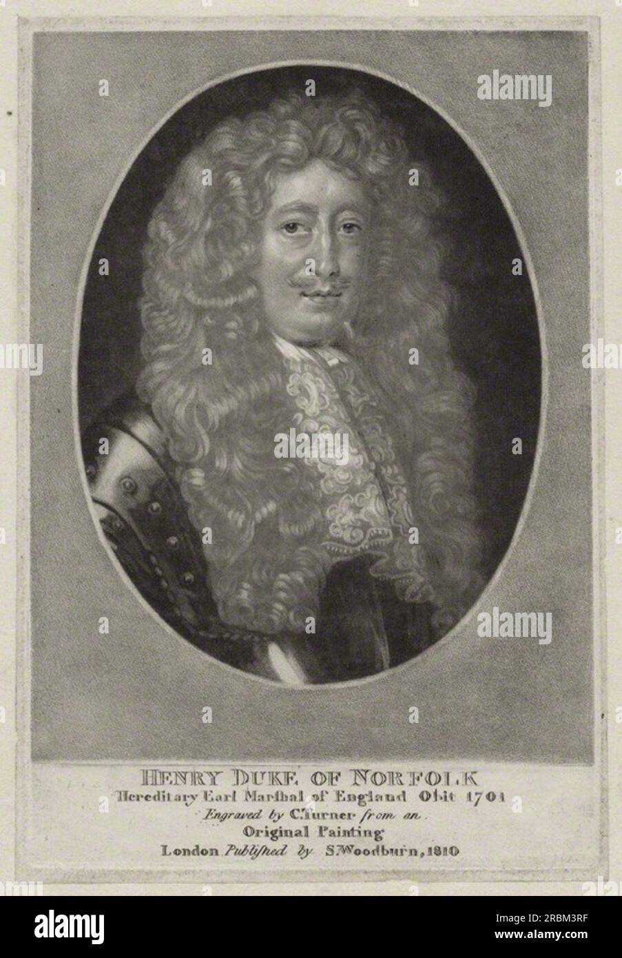 Henry Howard, 6th Duke of Norfolk 1810 by Charles Turner Stock Photo ...