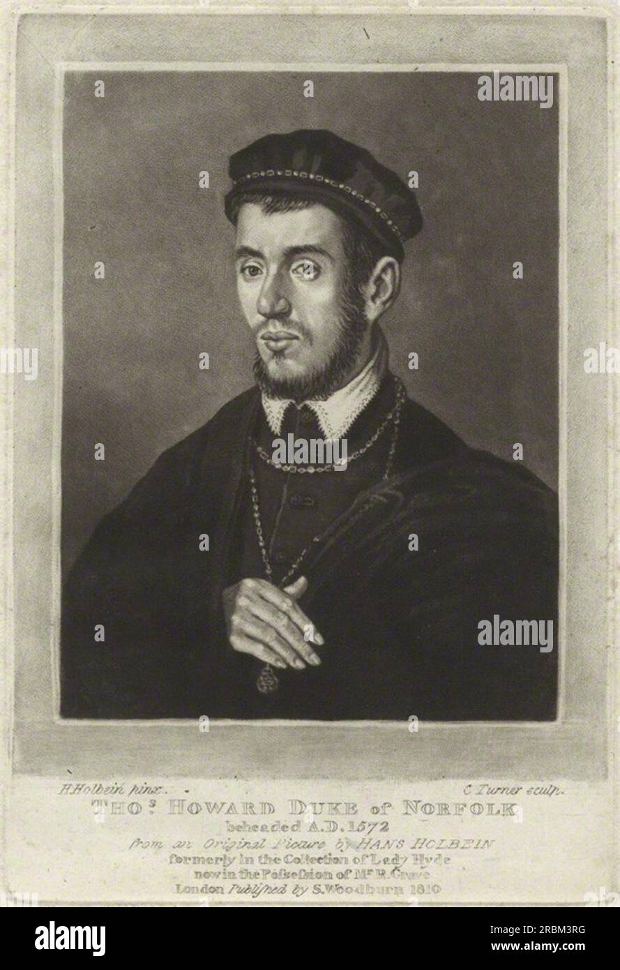 Thomas Howard, 4th Duke of Norfolk 1810 by Charles Turner Stock Photo ...