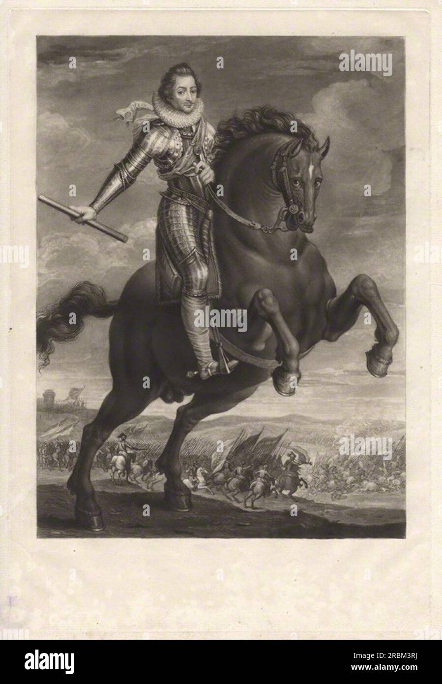 Frederick V, King of Bohemia 1816 by Charles Turner Stock Photo - Alamy
