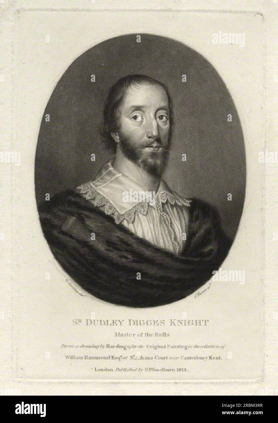 Sir Dudley Digges 1813 by Charles Turner Stock Photo - Alamy