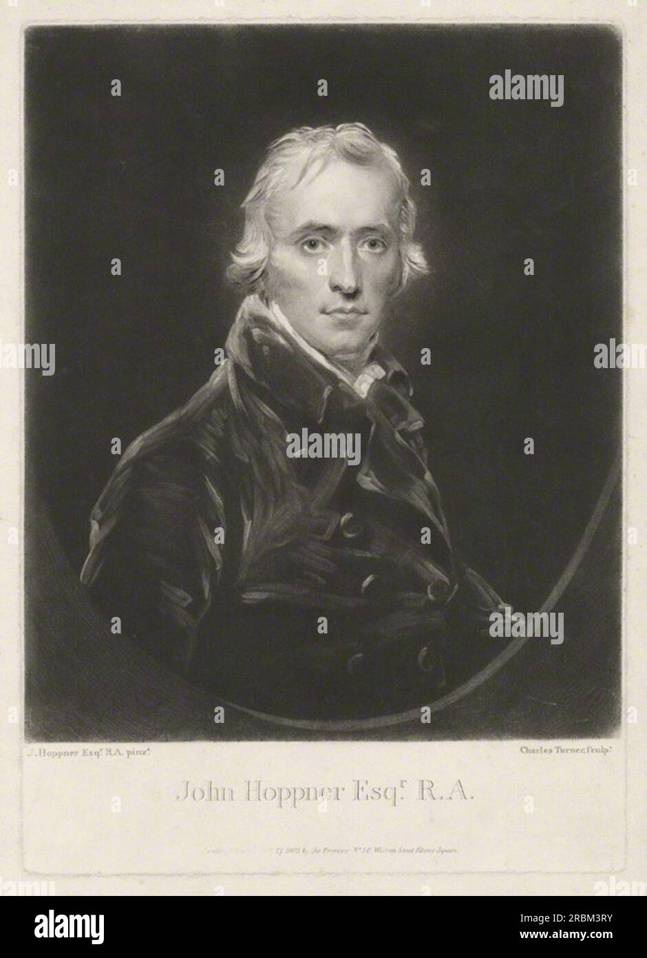 John Hoppner 1805 by Charles Turner Stock Photo - Alamy