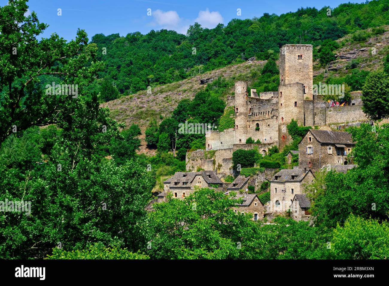 France, Aveyron (12), Belcastel, labeled The Most Beautiful Villages of ...