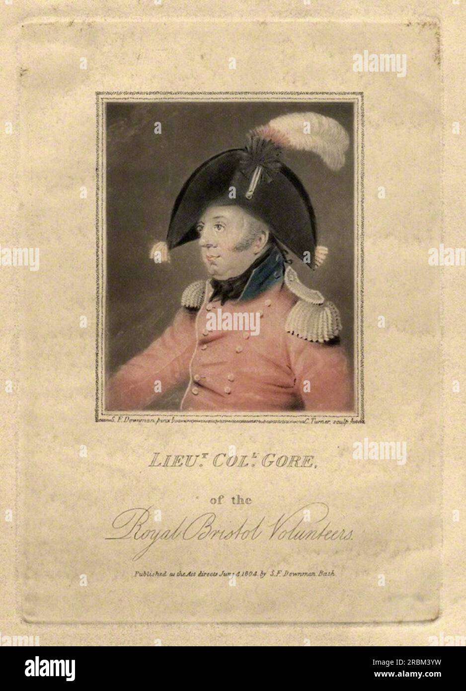 Lieutenant-Colonel Gore 1804 by Charles Turner Stock Photo - Alamy