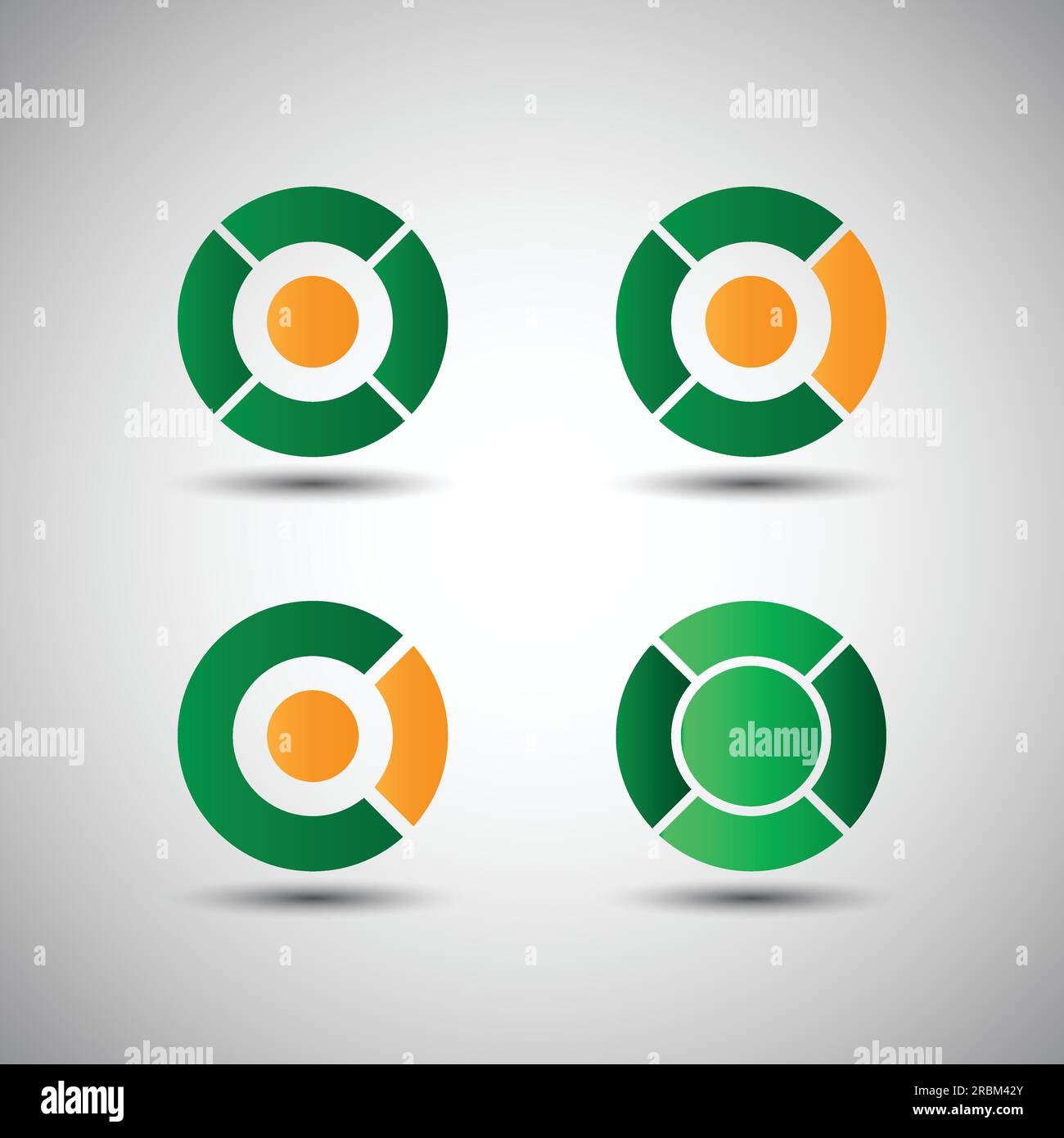 Minimalist Icon Design - Corporate Identity Icon - Circles Stock Vector ...