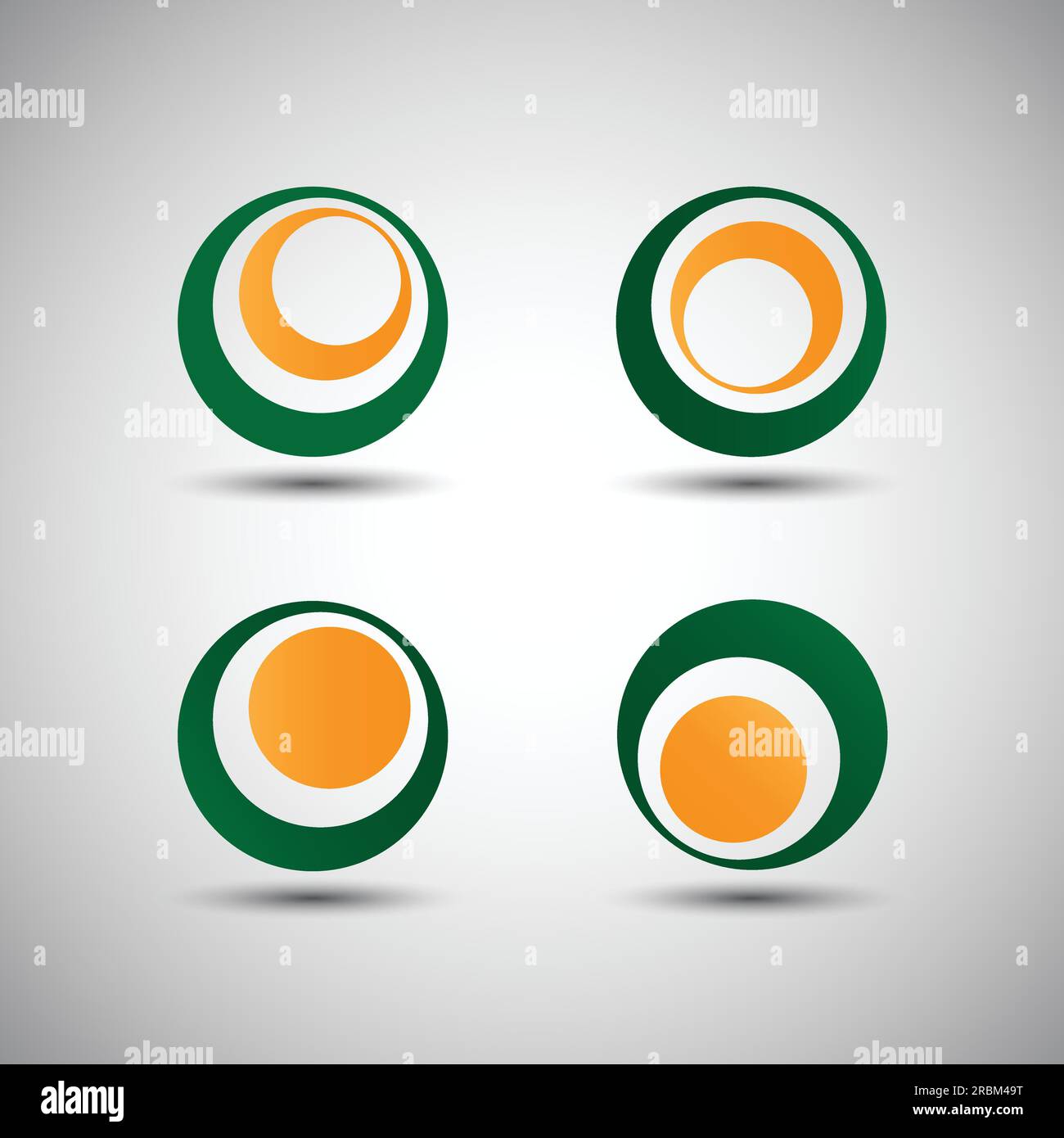 Minimalist Icon Designs - Corporate Identity Icons - Circles Stock ...