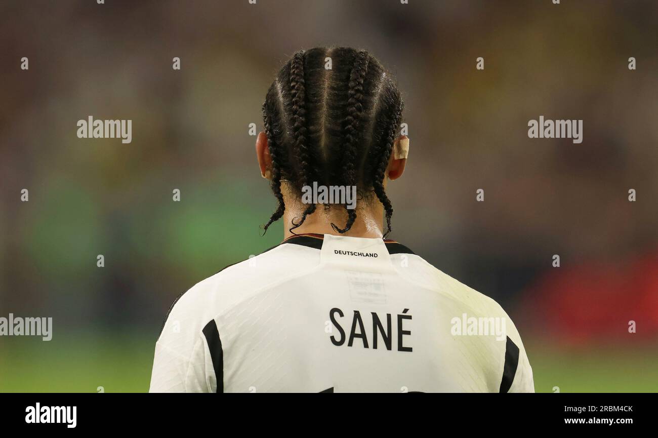 Hair, Hairstyle, Leroy Sane, Hair firo Soccer/ Friendly match ...