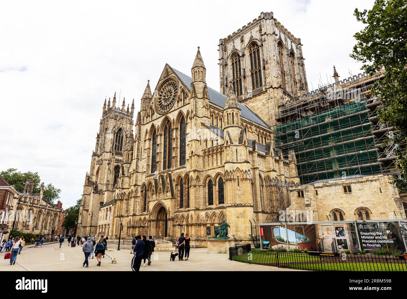 York Minster Cathedral, York, Yorkshire, UK, England, mediaeval,minster ...