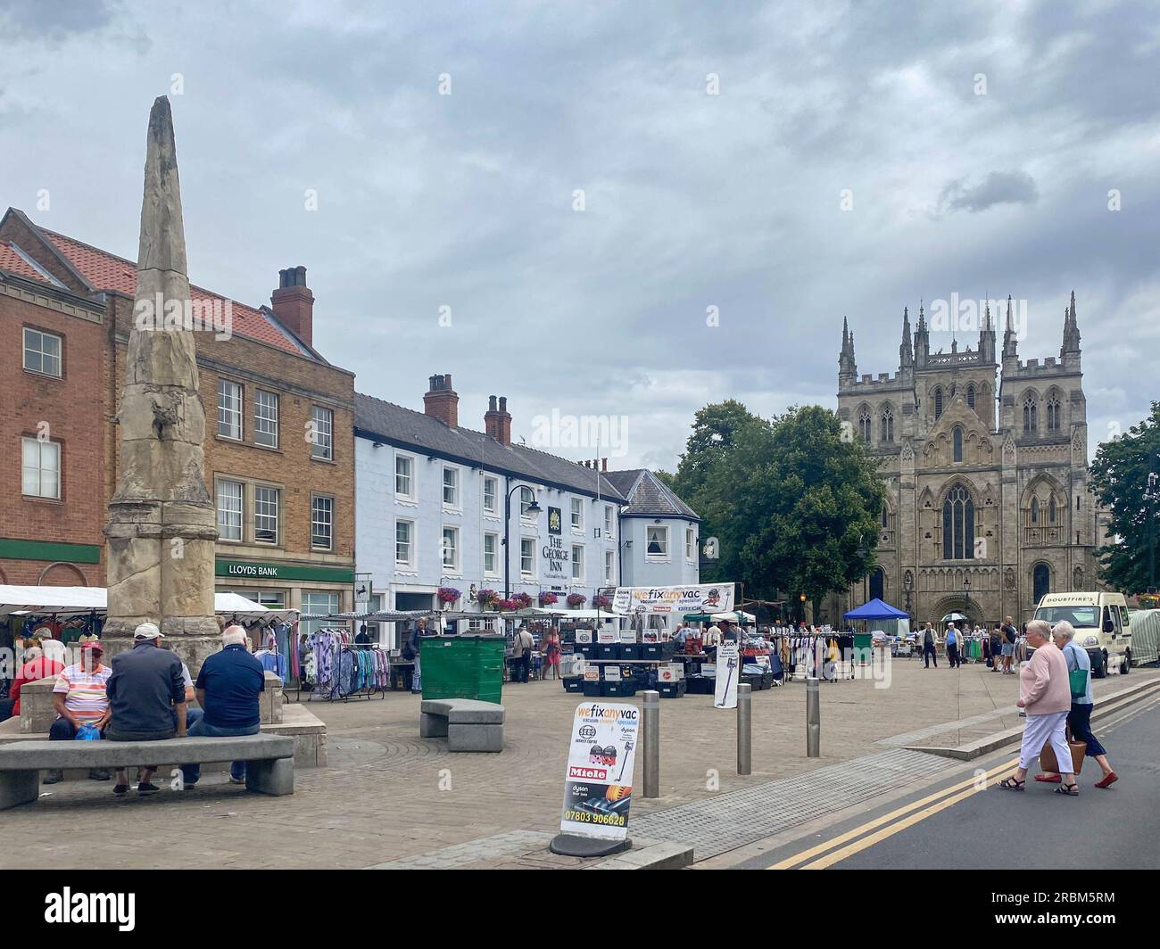 UK. 10th July, 2023. Selby, UK. Monday, 10 July, 2023. Selby town ...
