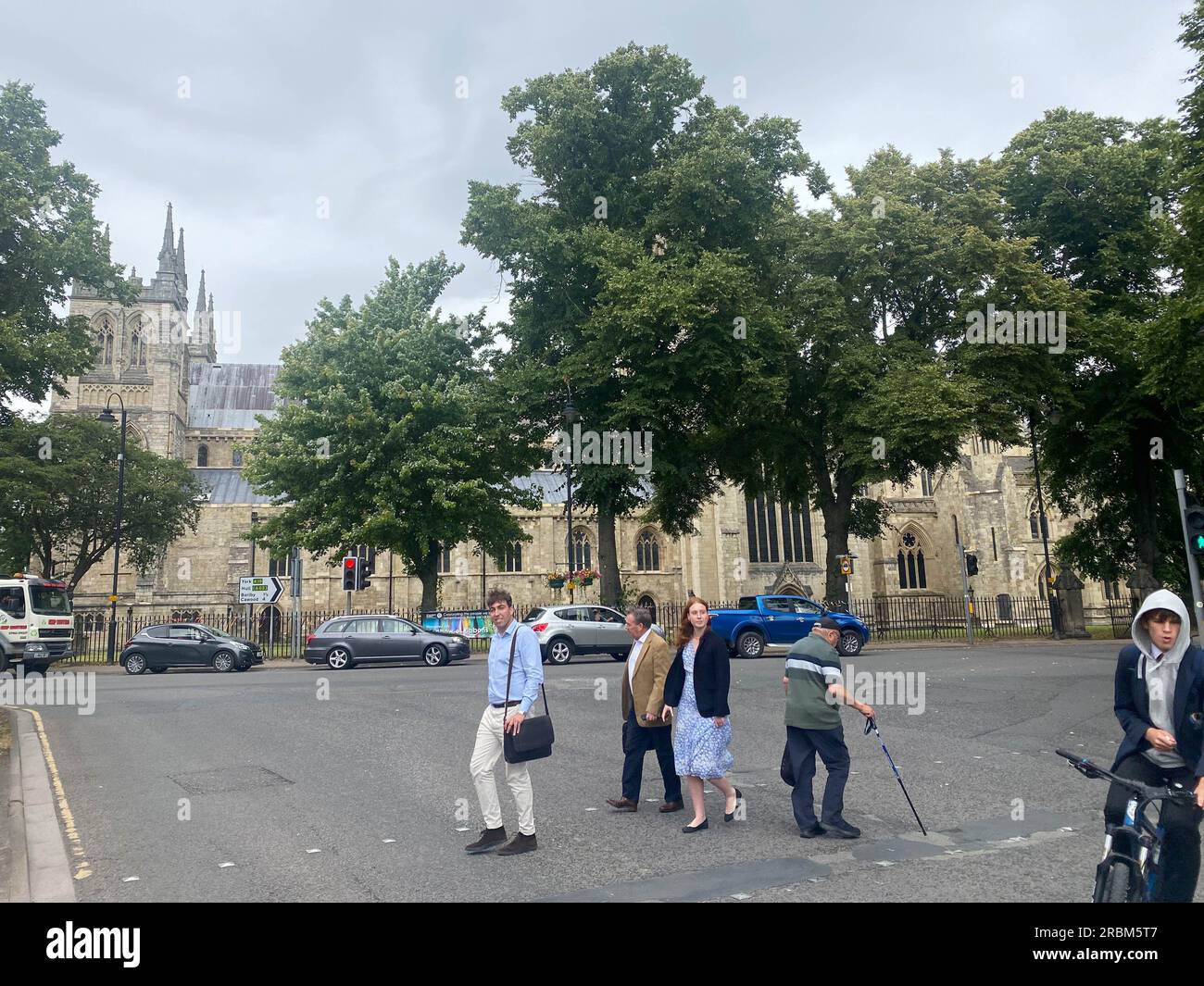UK. 10th July, 2023. Selby, UK. Monday, 10 July, 2023. Liam Fox is ...