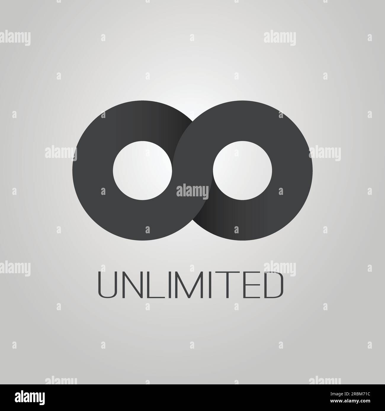 Unlimited Symbol Icon Design Stock Vector Image & Art - Alamy