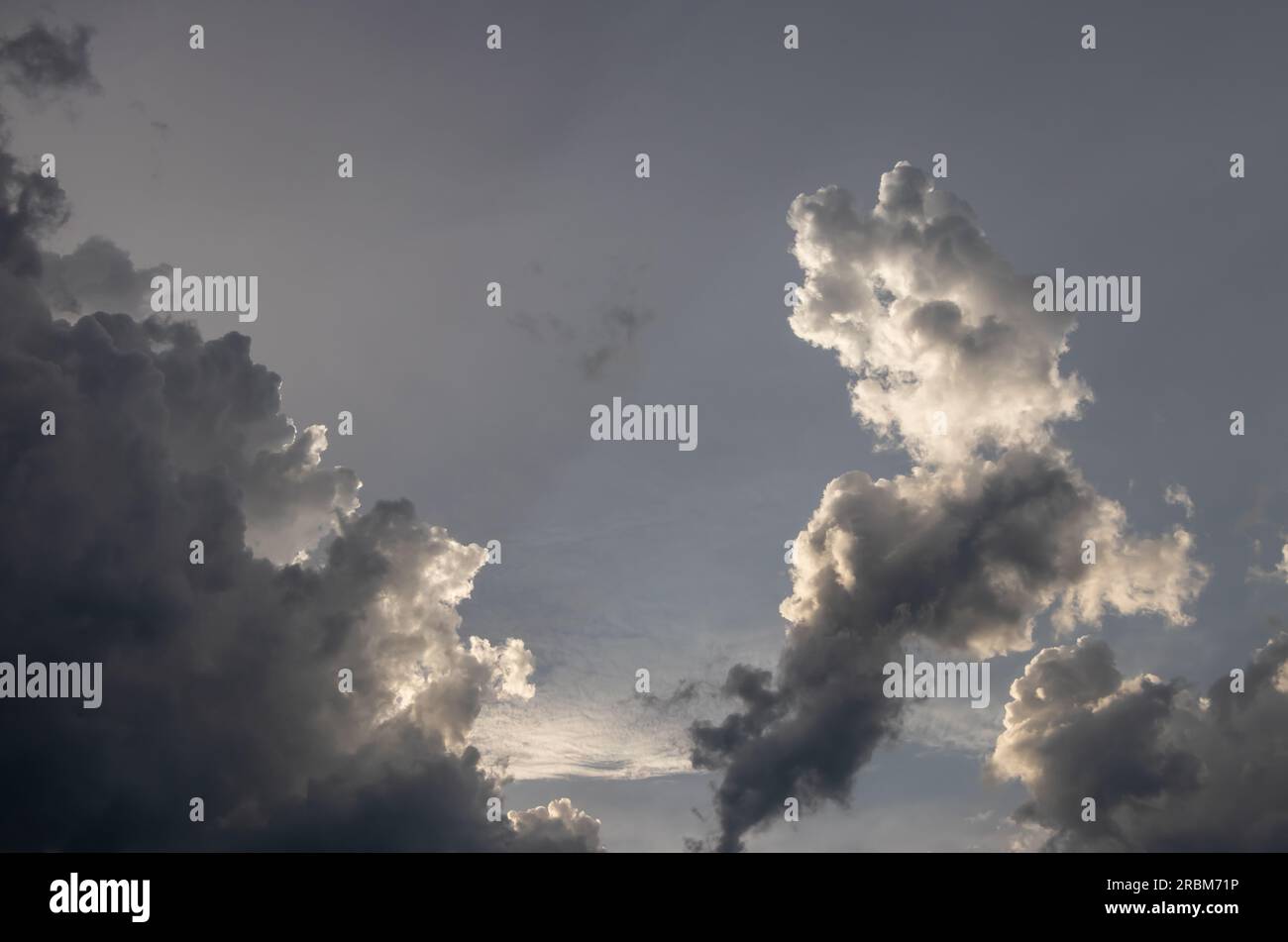 Stormy Skies Over Ukraine: Intense Drama of Brooding Clouds Stock Photo ...