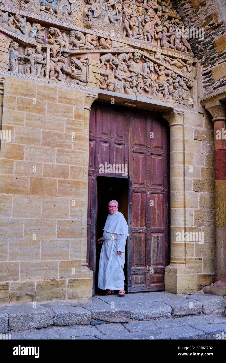France, Aveyron (12), Conques, labeled Most Beautiful Villages of ...
