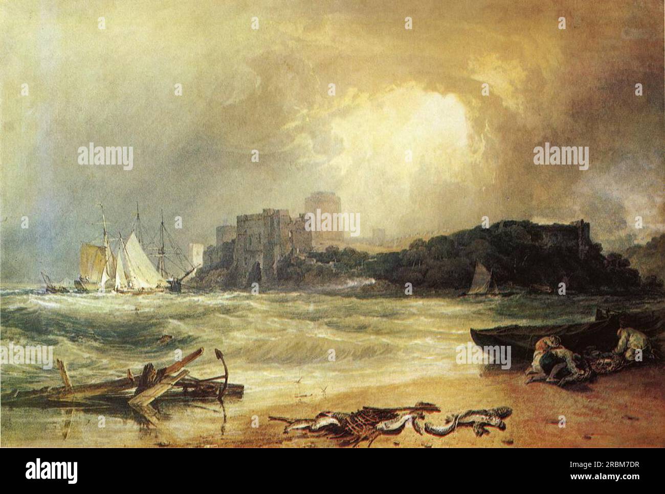 J m w turner storm hi-res stock photography and images - Alamy