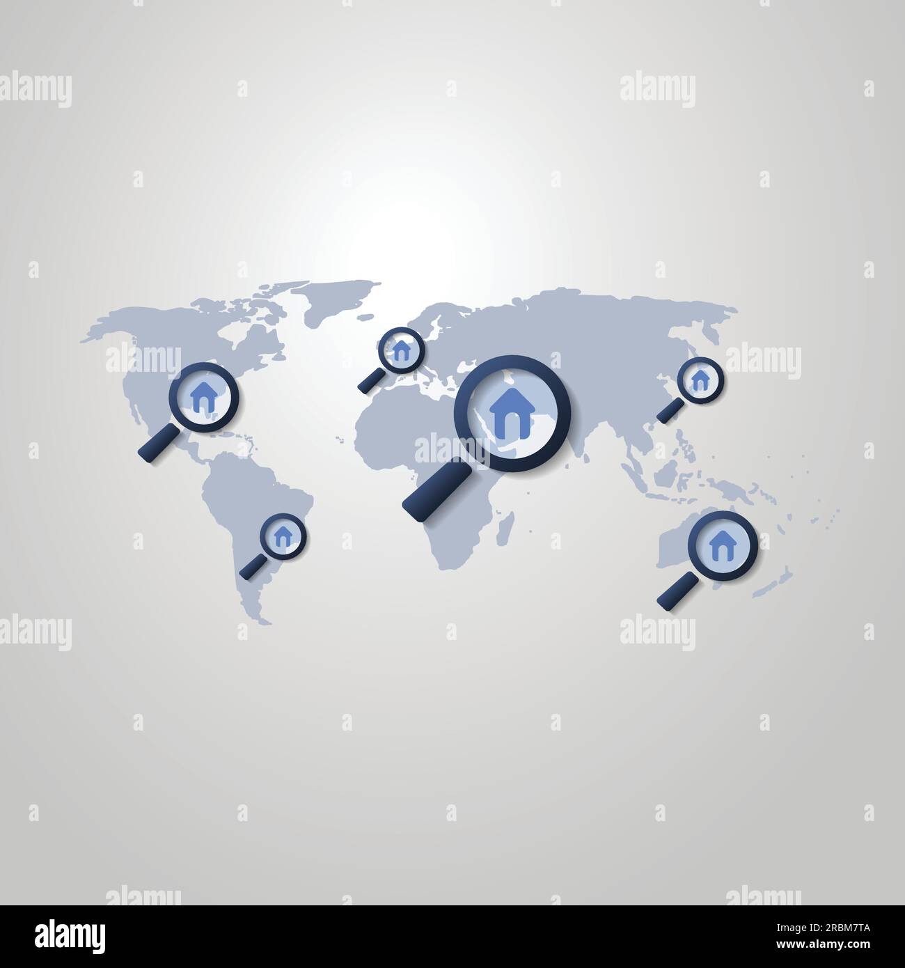 Real world location Stock Vector Images - Alamy