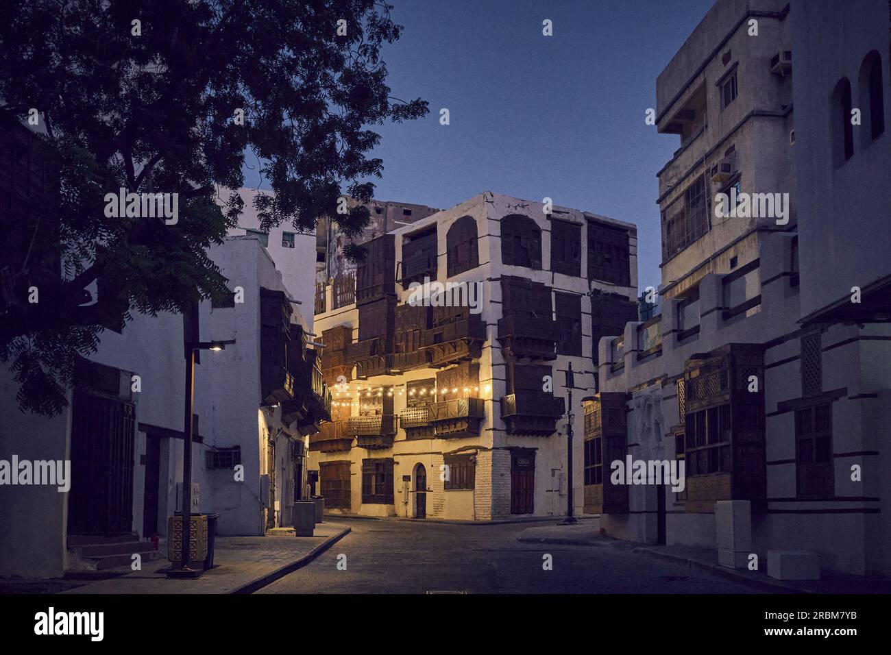 El Balad old quarter in Jeddah, Jeddah, Saudi Arabia Stock Photo - Alamy