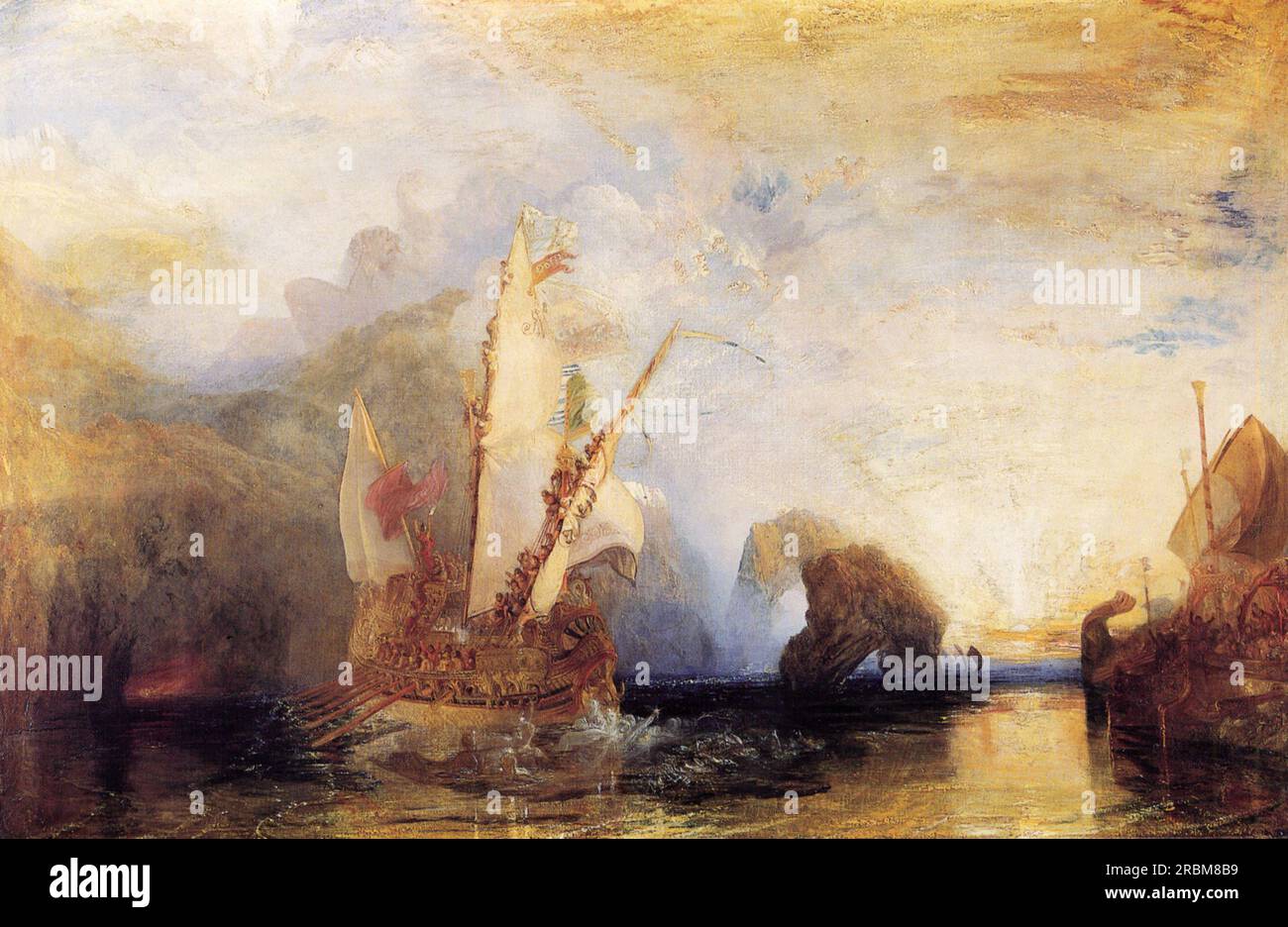 Ulysses Deriding Polyphemus 1829 by J.M.W. Turner Stock Photo - Alamy