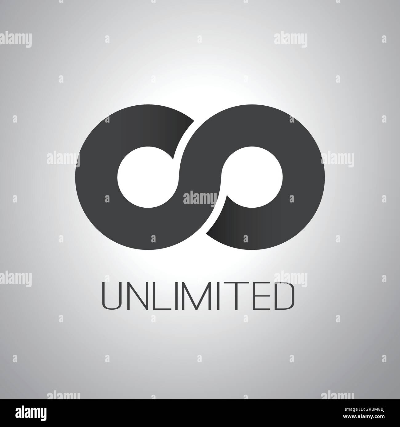 Unlimited Symbol Icon Design Stock Vector Image & Art - Alamy