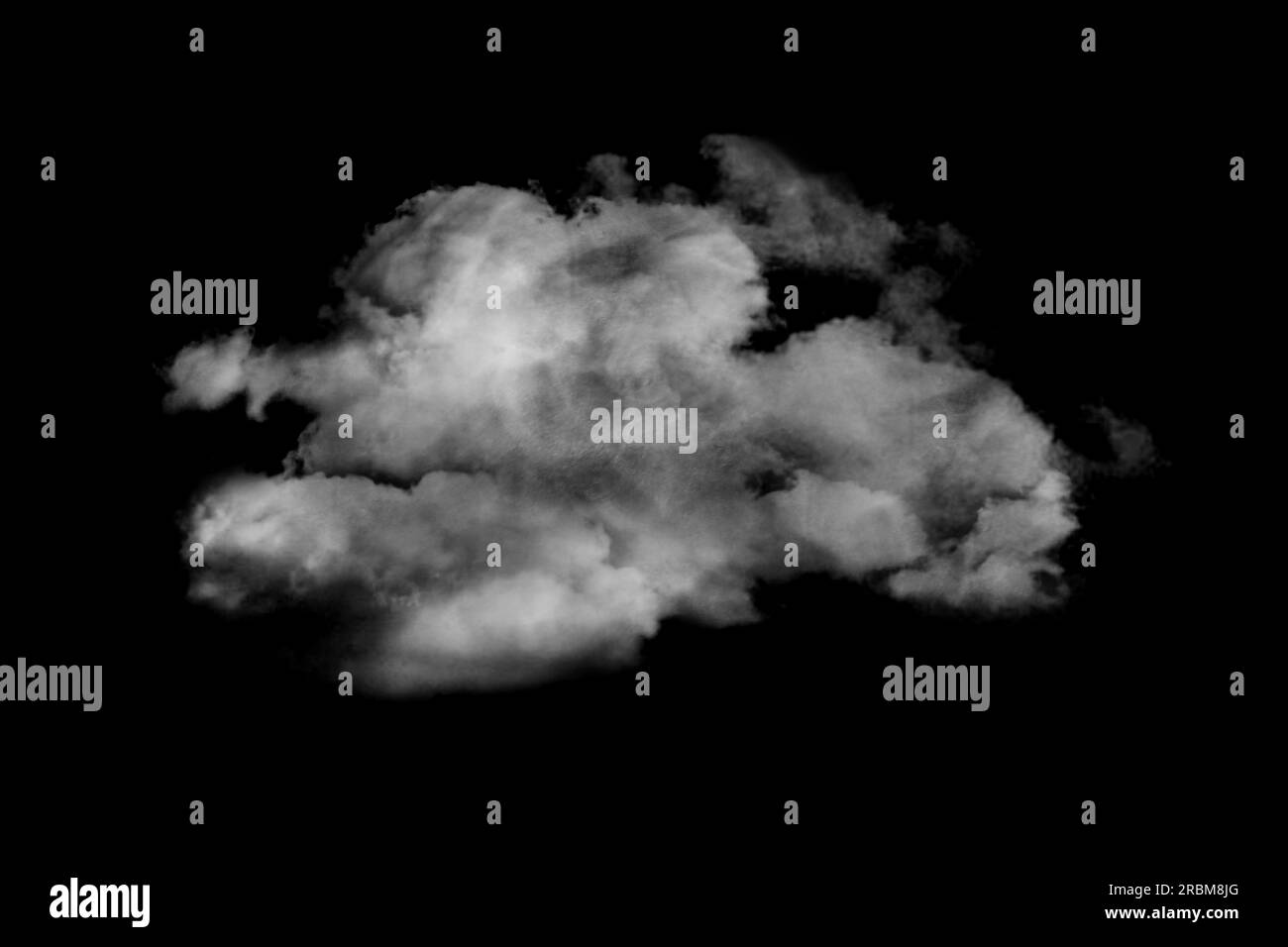 Cloud of white smoke on black background Stock Photo - Alamy