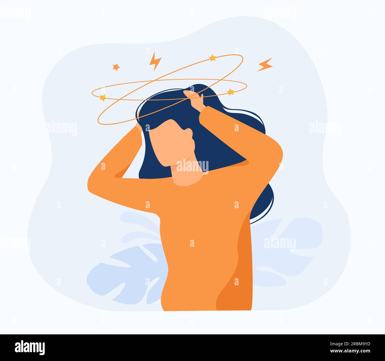 Sick person abstract Cut Out Stock Images & Pictures - Alamy