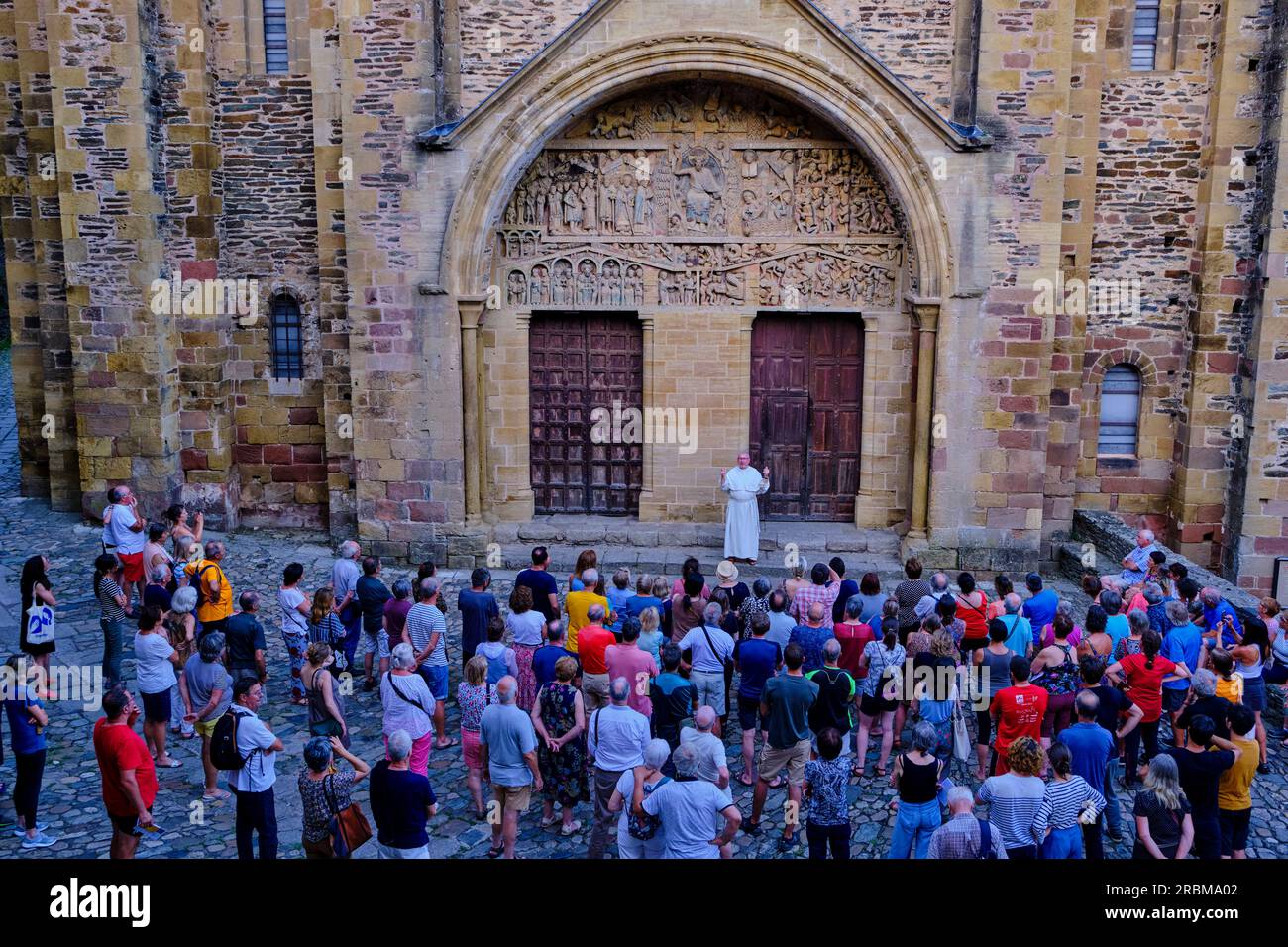 France, Aveyron (12), Conques, labeled Most Beautiful Villages of ...