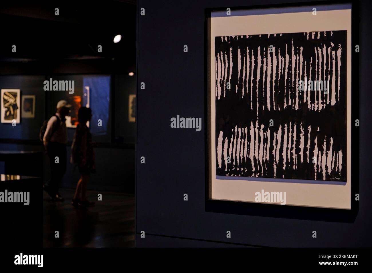 Pierre soulages museum of modern art hi-res stock photography and ...