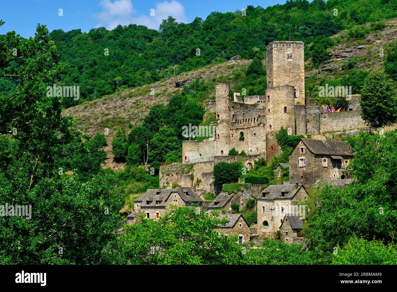 France, Aveyron (12), Belcastel, labeled The Most Beautiful Villages of ...