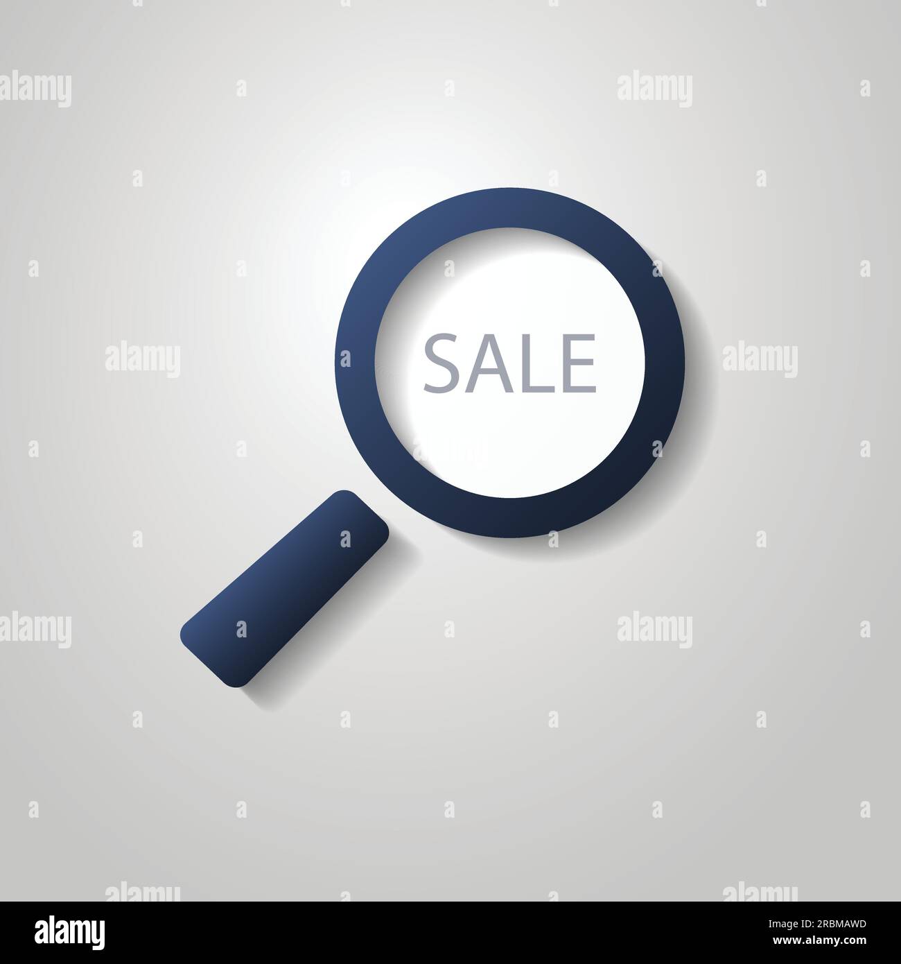 Text document analysis magnifying glass Stock Vector Images - Alamy