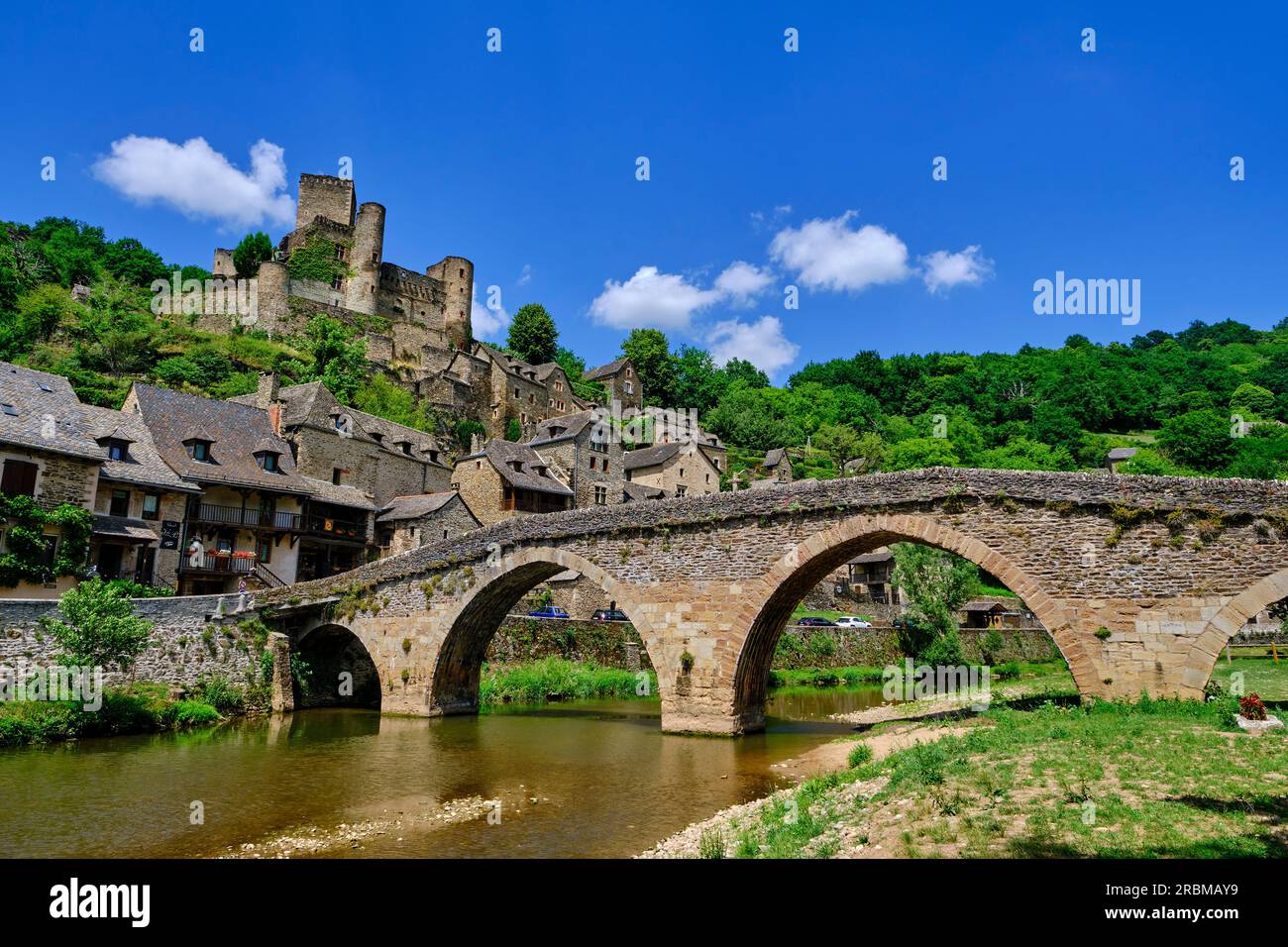 France, Aveyron (12), Belcastel, labeled The Most Beautiful Villages of ...