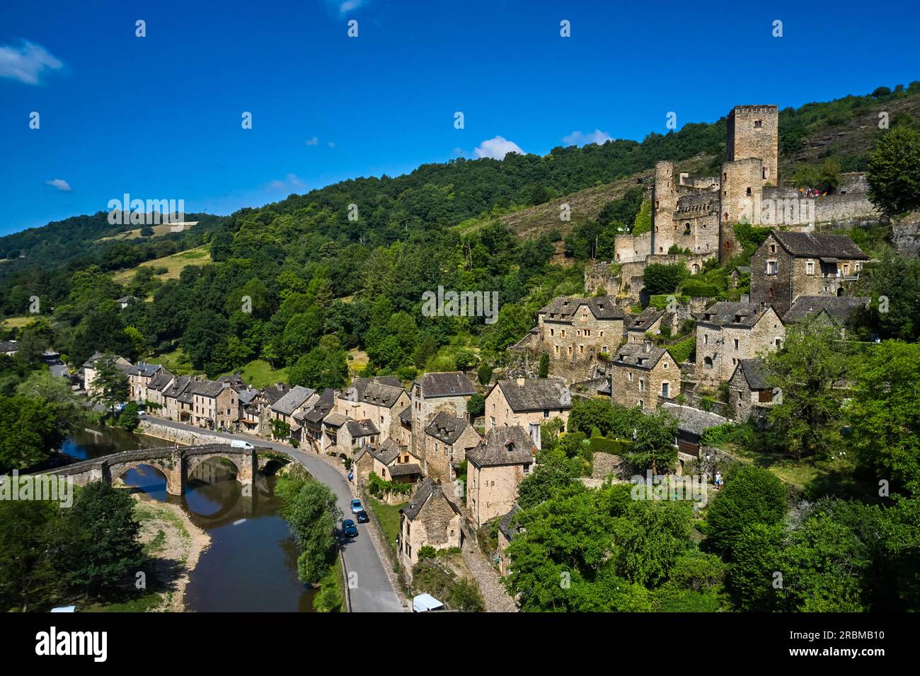 France, Aveyron (12), Belcastel, labeled The Most Beautiful Villages of ...